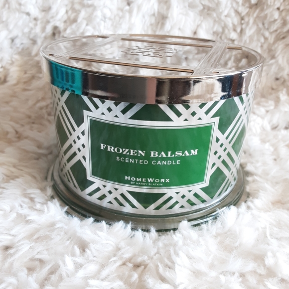 HOME WORX | Accents | Homeworx Harry Slatkin Frozen Balsam 8oz Candle ...